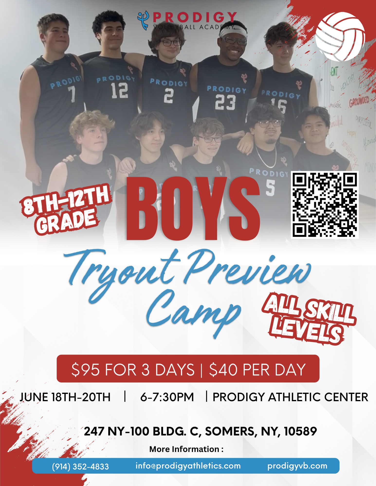 Boys Only Tryout Preview Camp | Prodigy Athletic Center